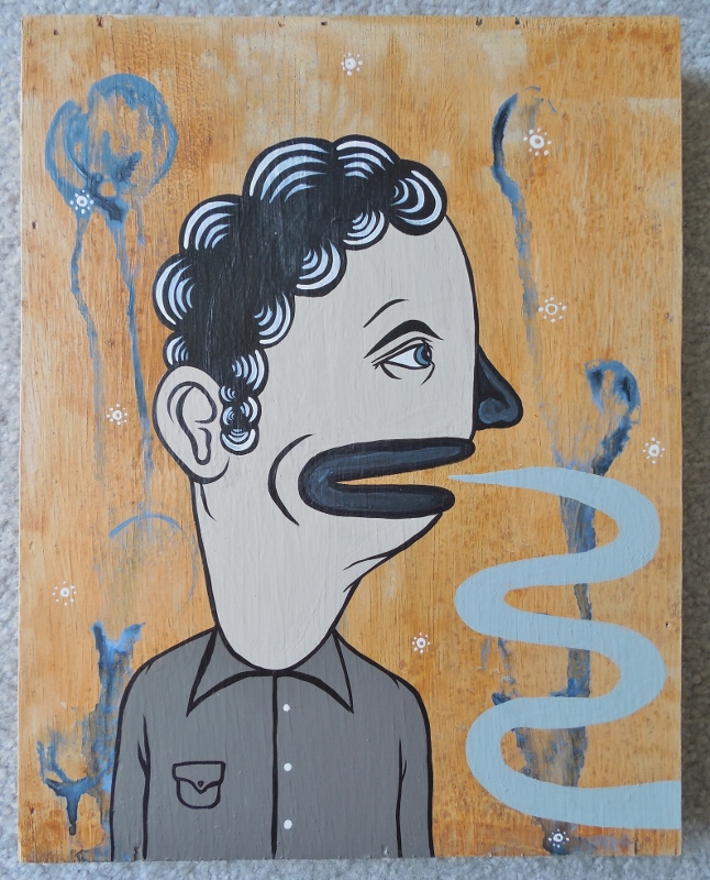 Mike Maxwell - Painting - The Words Just Slipped Away - Gallery of Framing